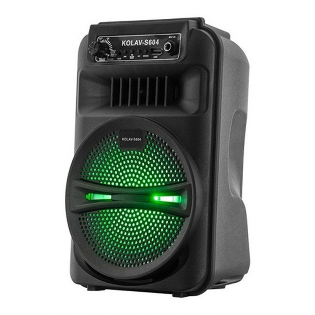 PARLANTE PORTATIL 6.5" FM USB BLUETOOTH LED KOLAV S604 OTROS AUDIO PARA ...